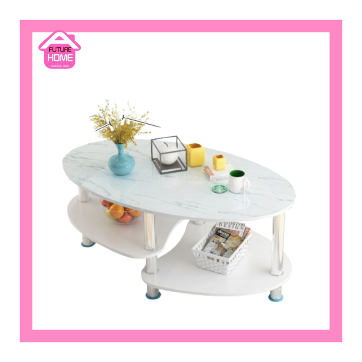 NEW CENTURY Coffee Table Meja Kopi CJ-5 Meja Santai Meja Tamu 2 Susan | Lazada Indonesia