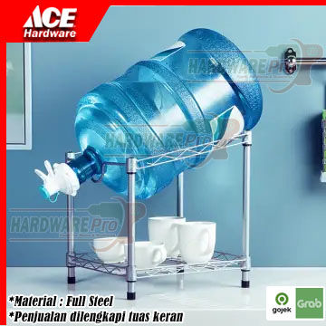 Rak Galon Dispenser Galon Rak Besi Tempat Galon Single Krisbow | Lazada ...