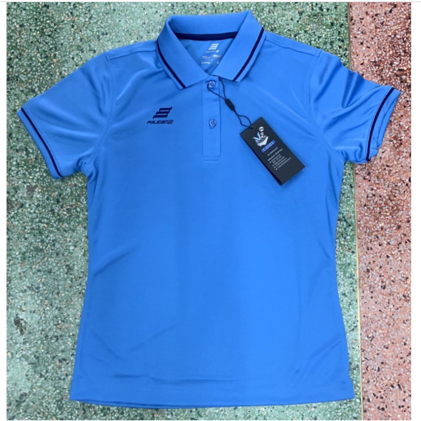 เสื้อโปโลสีฟ้า ผ้าcool balance ผ้าดีมาก โพลิแกน มีชายและทรงหญิงสื้อโปโล ...