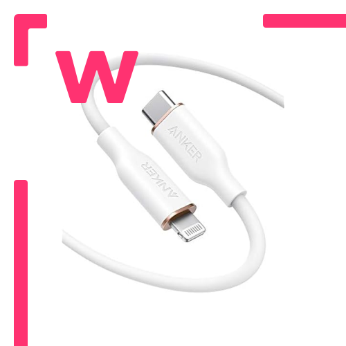 Anker PowerLine Soft USB-C to Lightning Cable 6ft B2C - UN White ...