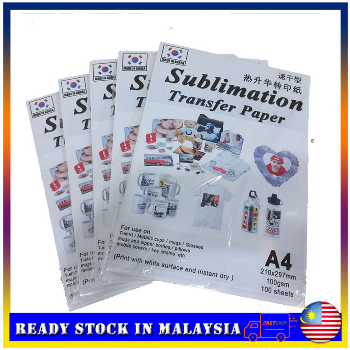 A4 Sublimation heat transfer paper 100PCS/PKT | Lazada