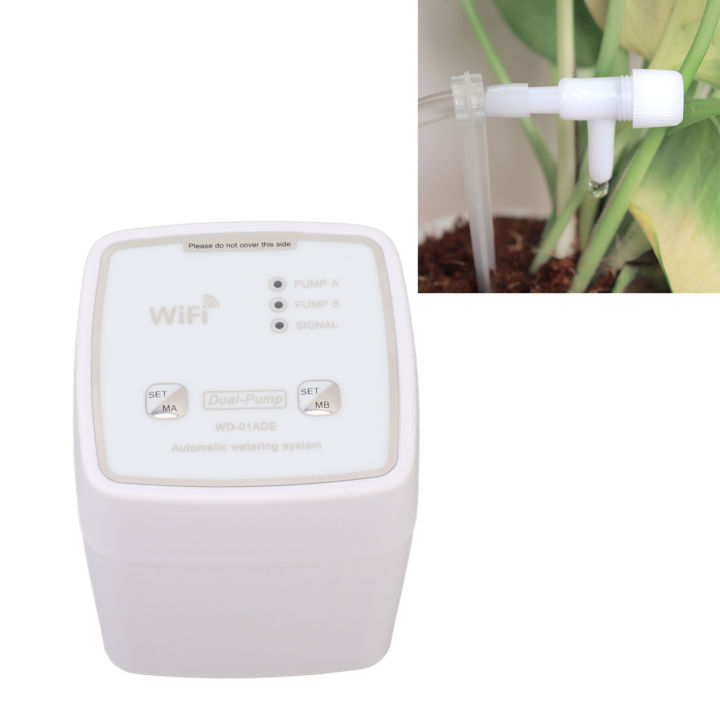 WiFi Drip Irrigation Kit Remote Control Dual Pump Automatic Watering ...