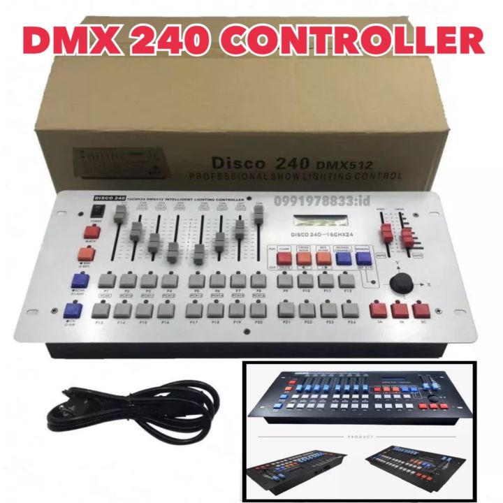 DMX 240 Controller (มี 2 รุ่น ) บอร์ตควบคุมไฟ บรอดคุมไฟพาร์ PAR LED ...