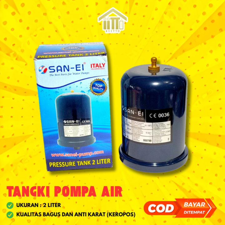 TANGKI POMPA AIR 2 LITER / TABUNG ANGIN PRESSURE TANK 2 LITER SHIMIZU ...