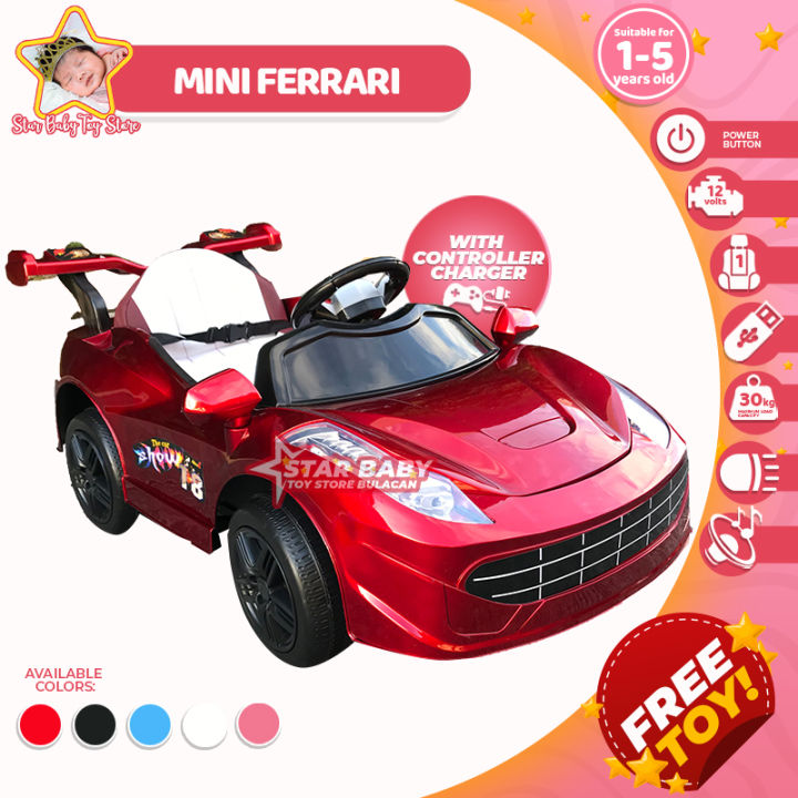Star Baby Mini Ferrari F1 Rechargeable Ride-On Car for Kids | Lazada PH