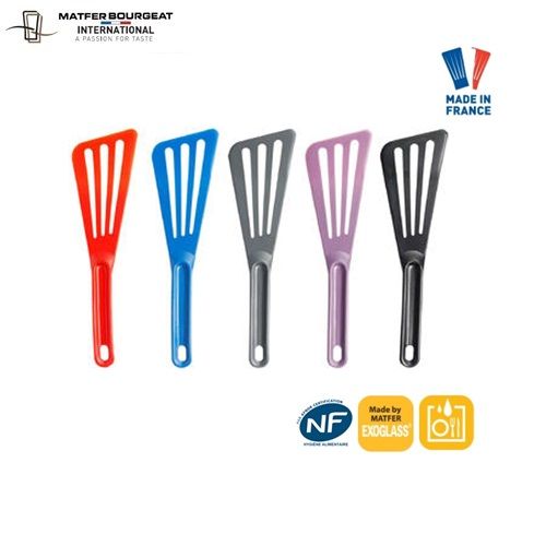 Matfer Bourgeat Exoglass® 'Pelton' slotted spatula / perforated turner ...