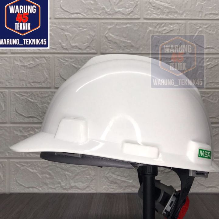 LOKAL PUTIH Safety Project Helmet V GUARD Brand MSA SNI Local ...