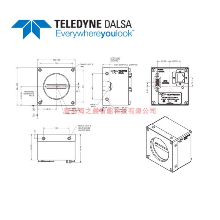 Dalsa Linea LA-GM-04K08A Barcode Character Verification Reading 2K 4k 8K Industrial Camera ...