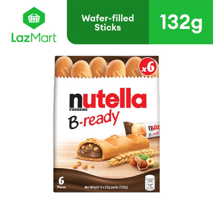 Nutella B-Ready Wafer-filled Sticks 132g | Lazada PH