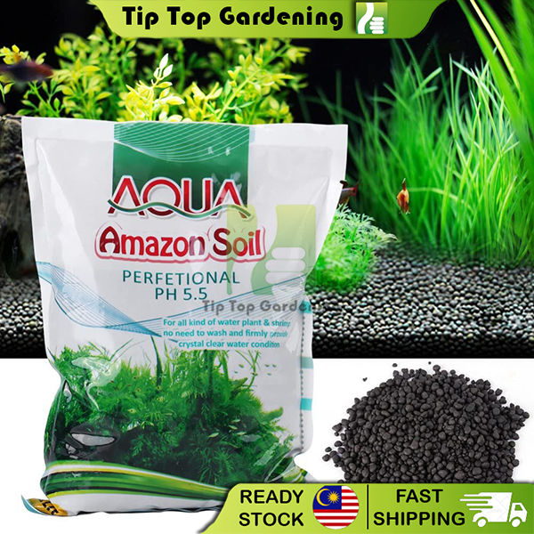 AQUA Amazon Soil (1L/3L) Aquarium Water Plant Soil Water Grass Mud ...