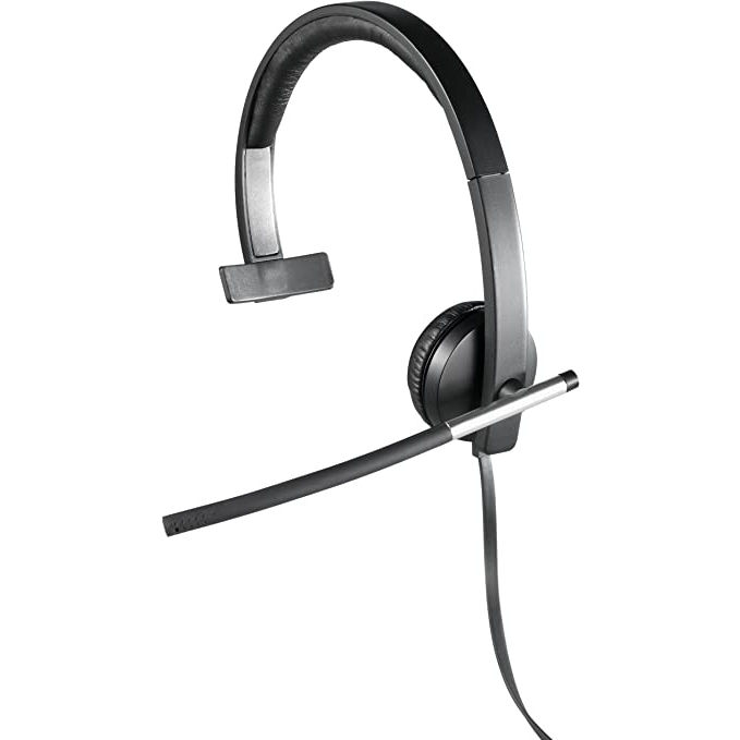 Logitech H650e USB Mono Headset - Headphones with Microphone for Gaming ...