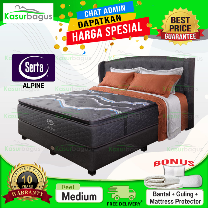 Serta Kasur Springbed New Alpine - Full Set 160 180 200 100 120 ...