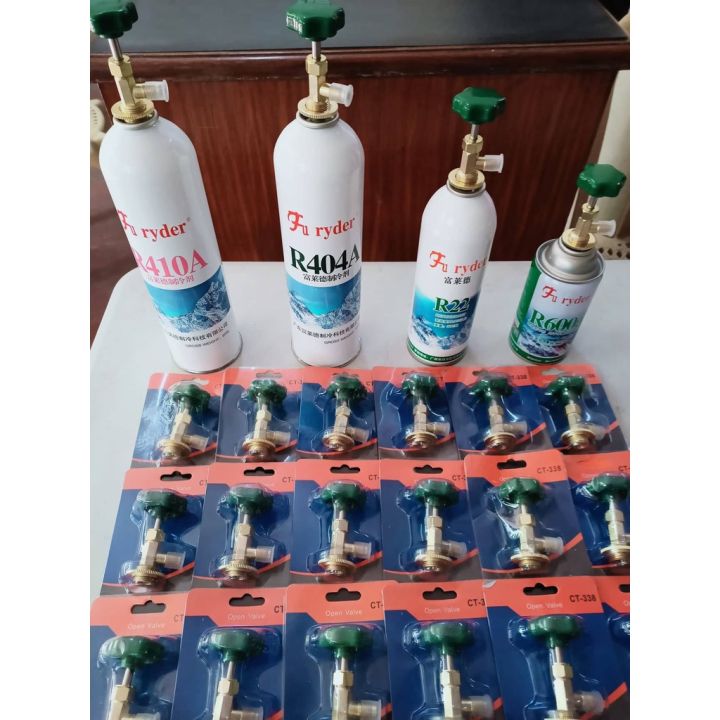 COD Adaptor Piercing Valve (R134A R600A R410A R22) Can tap Valve 14 SAE ...