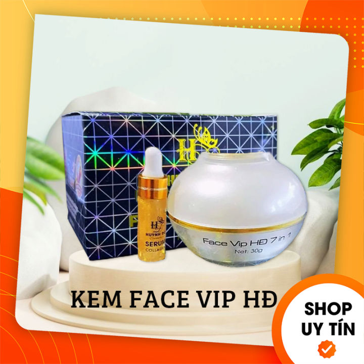 Kem Face Vip HD 7IN1 Huỳnh Đỗ Cosmetics Chính Hãng - Kem Dưỡng Trắng Da ...