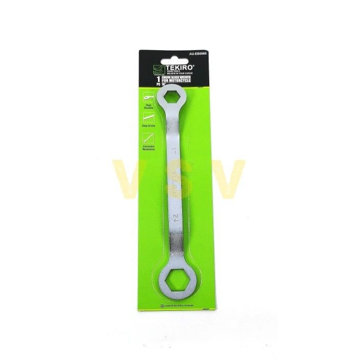 Tekiro Engine block wrench 17x24 Kunci blok mesin tekiro 17x24mm jt ...