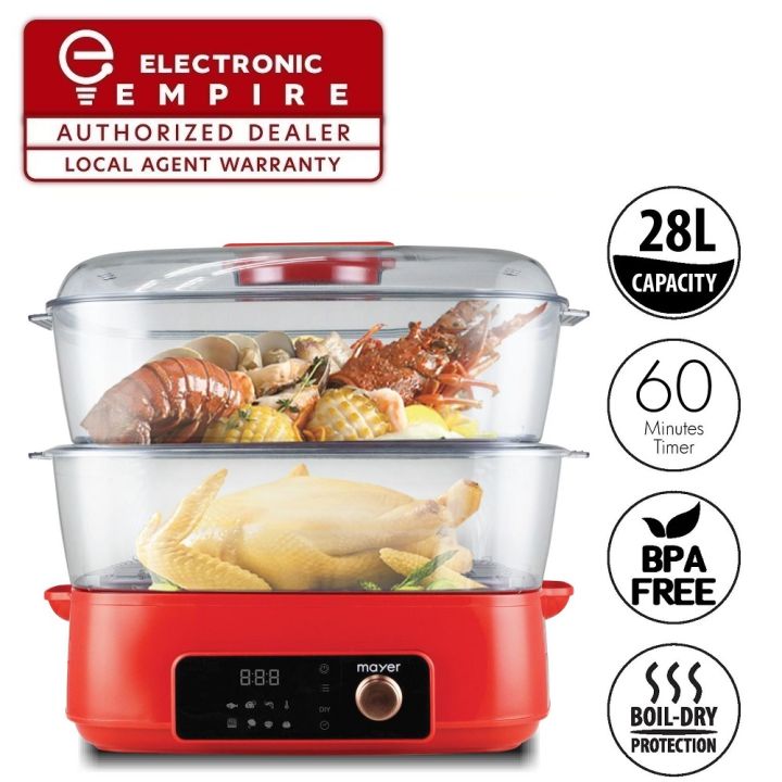 Mayer MMFS280D Digital Food Steamer 28L | Lazada Singapore