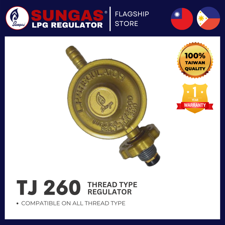 SUNGAS Thread/ POL Valve |Standard Regulator Type | Lazada PH