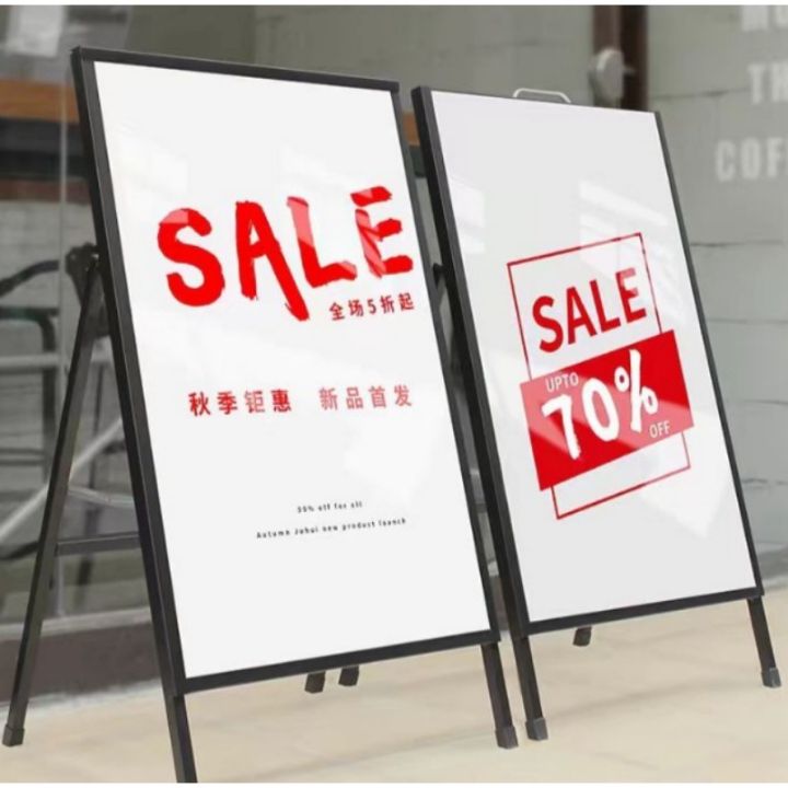 Local Store 】A Type Foldable Stand Signage / Floor Sign Sintra Board ...