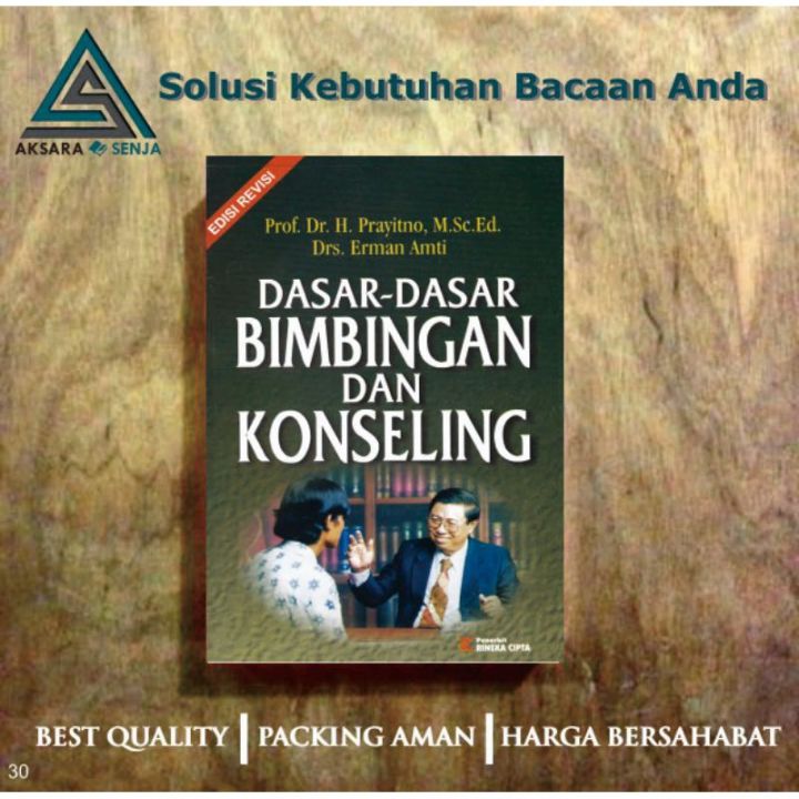 DASAR DASAR BIMBINGAN KONSELING - PRAYITNO | Lazada Indonesia