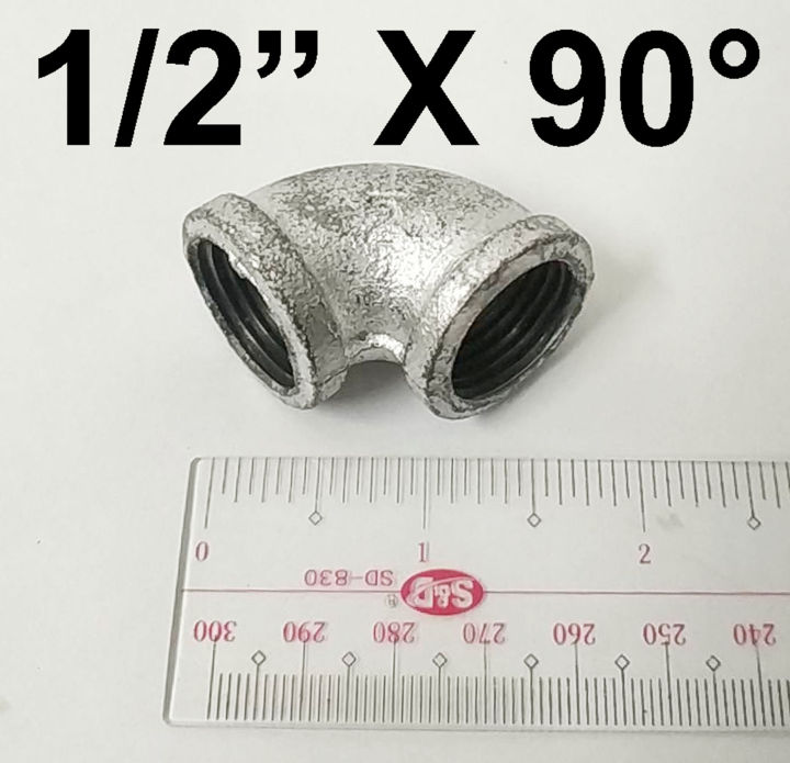 CHINA GI ELBOW 1/2" X 90° THREADED SCREW TYPE GALVANIZED IRON ...