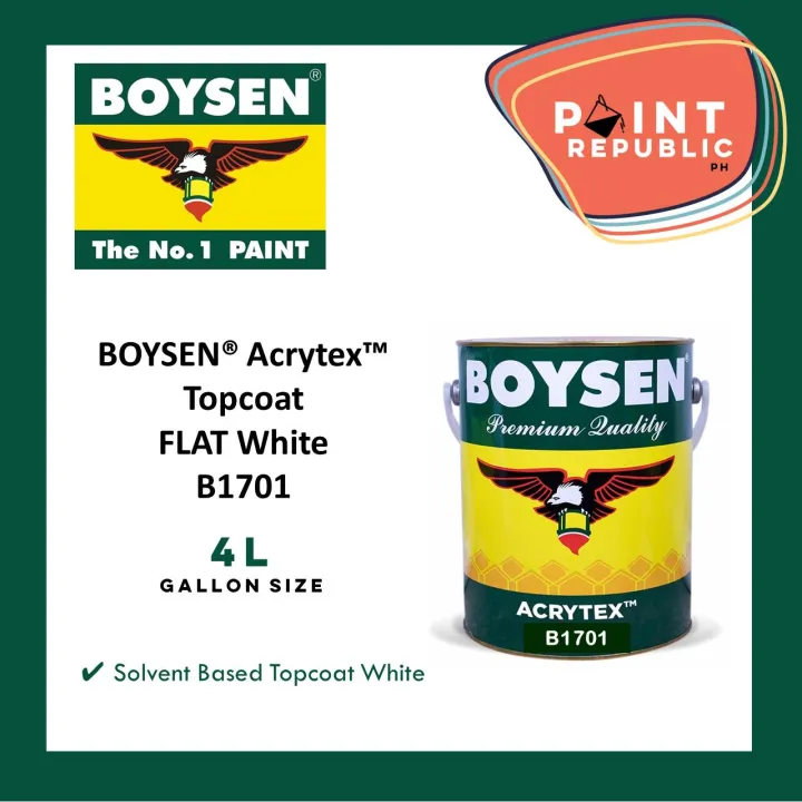 Boysen Acrytex Paints - 4L | Lazada PH