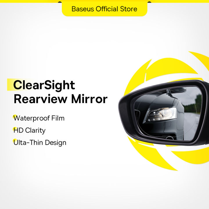 Baseus Car Mirror HD Blind Spot Waterproof Rainproof Wide Angle Round ...