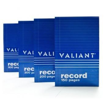 Valiant Record Book 500, 300, 200, 150 pages Sold Per Piece | Lazada PH