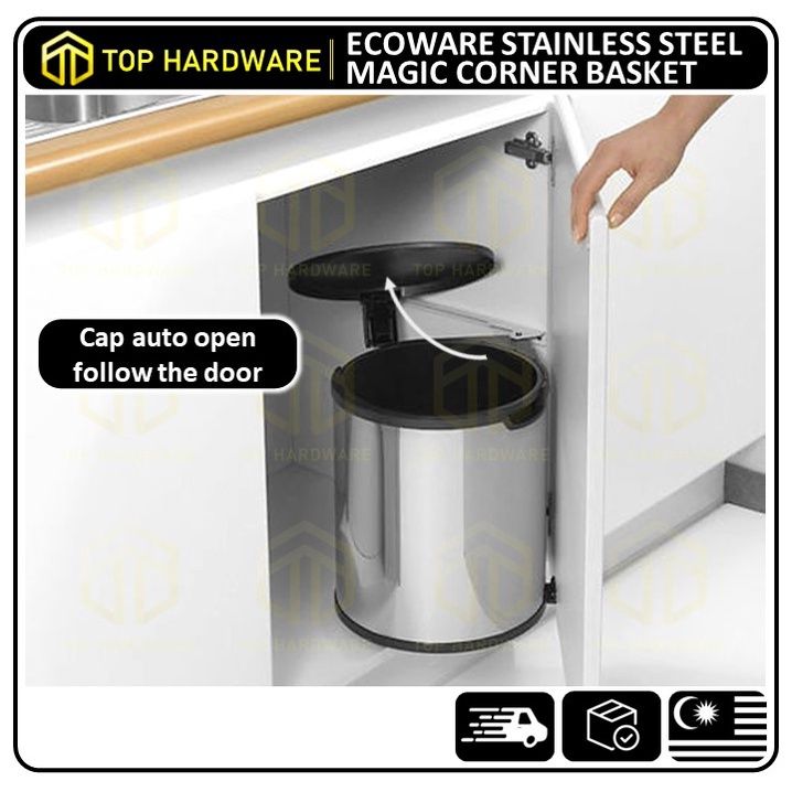 TOP🇲🇾 Kitchen Cabinet Build in Duster Bin Install Dust Bin Rubbish Bin ...