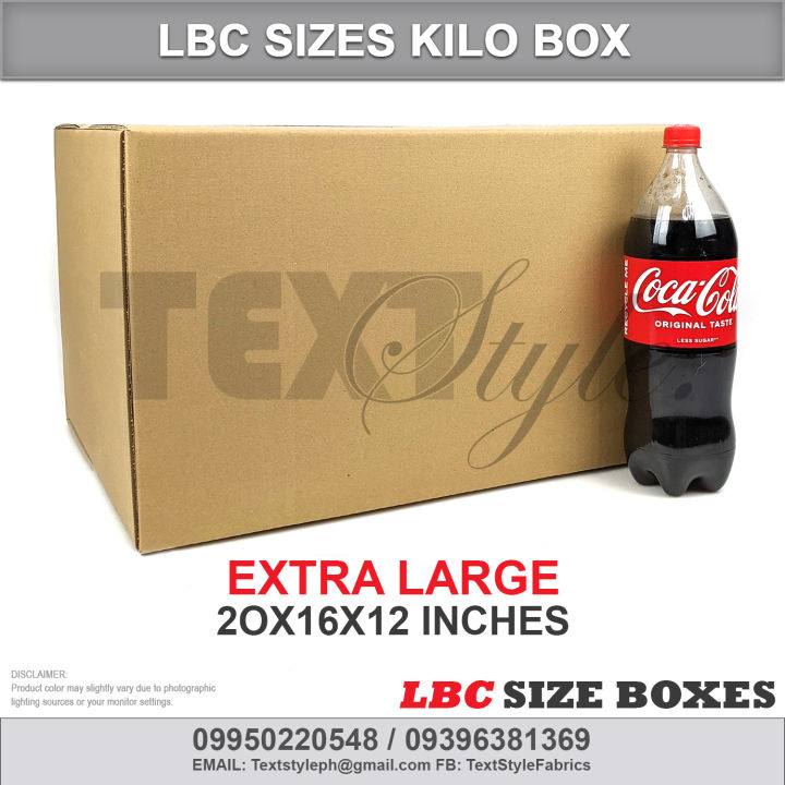 Textstyle Extra Large LBC Express Sizes Corrugated Cargo Shipping Boxes ...