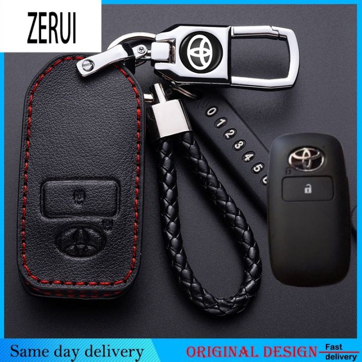 ZR For Toyota Raize Veloz 2022 AVANZA 2022 Key Cover Leather Key Case ...