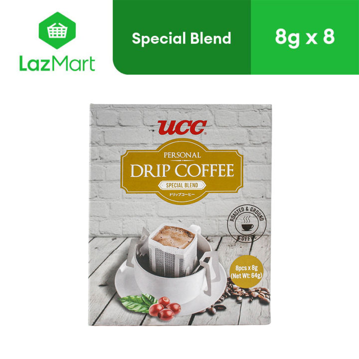 UCC Special Blend Dip Bag 8g x 8 (Box) | Lazada PH