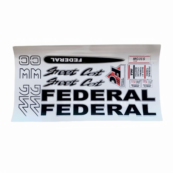 STIKER SEPEDA FEDERAL STREET CAT STICKER STRIPING | Lazada Indonesia