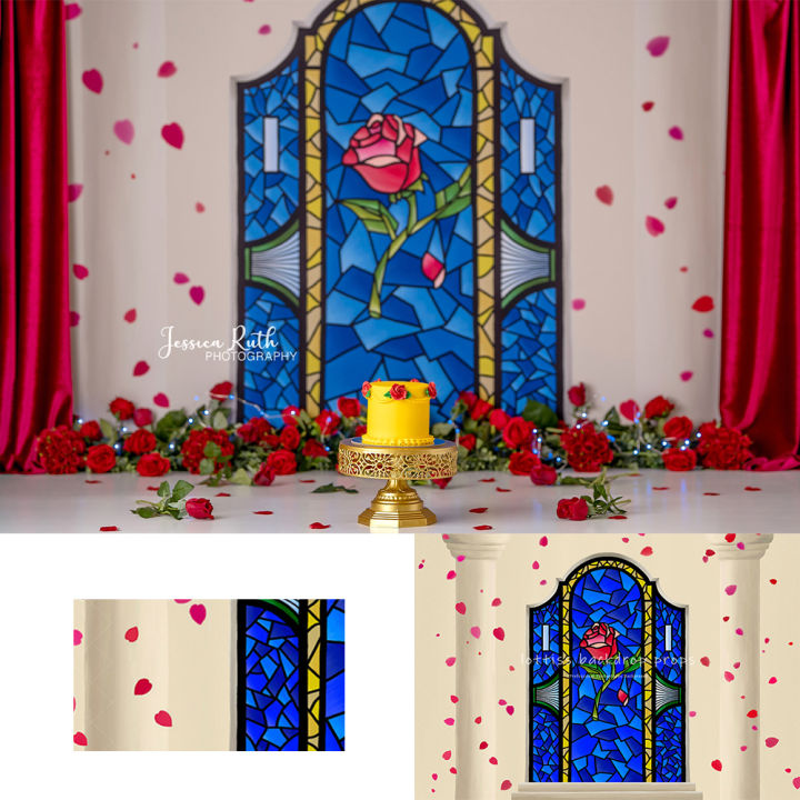 Garden Enchanted Rose Backdrops Kids Girl Photography Props Child Baby ...
