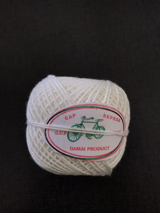 Benang Kasur Putih Benang Tali Bangungan Tali Rami Cap Sepeda Benang ...