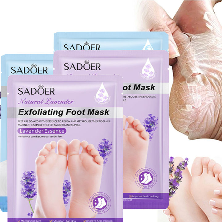 Lavender Foot Peeling Mask Remove Dead Skin Feet Peel Softening ...