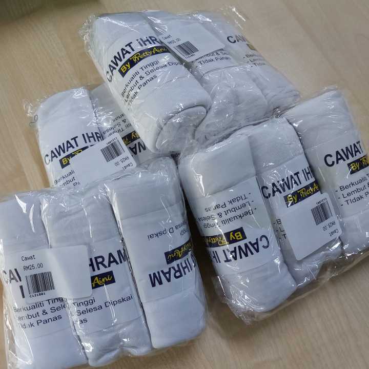 Kelengkapan Haji dan Umrah. Cawat untuk lelaki semasa melakukan umrah ...