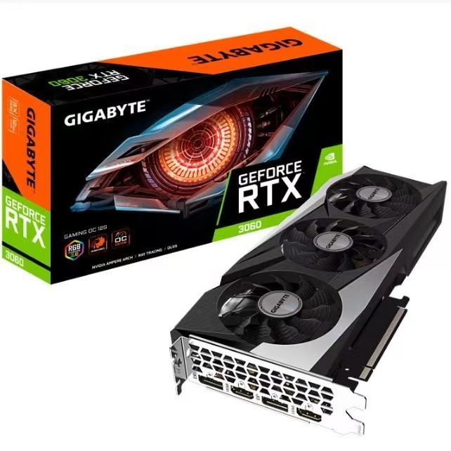 MESGFVT แผ่นหน่วยความจำ (RAM) GIGABYTE RTX 3060 12G graphics card ...