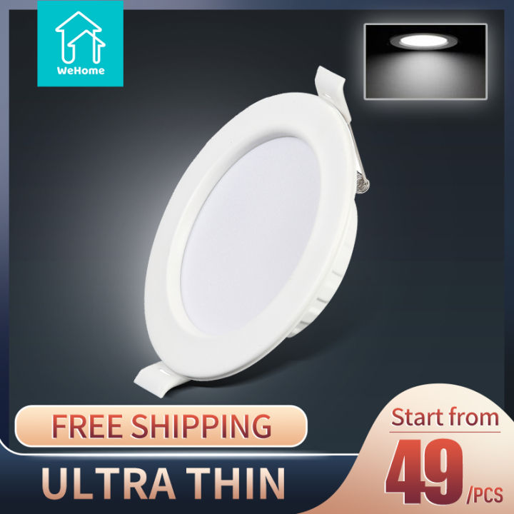 WeHome Ultra Thin LED Pin Light for Ceiling, 6500K Daylight, 5W/ 9W ...