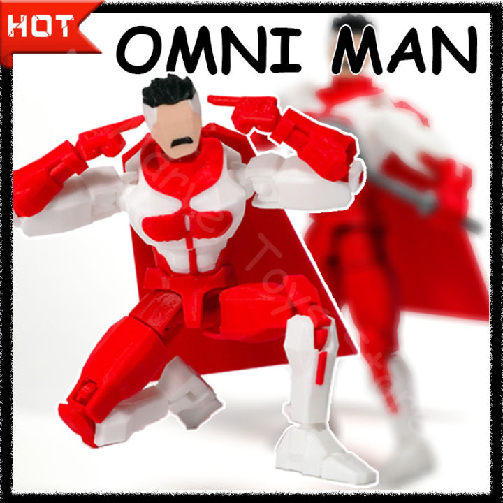 In Stock 3D Printed Invincible Boy Omni Man Dummy13 T13 Multi-Jointed ...