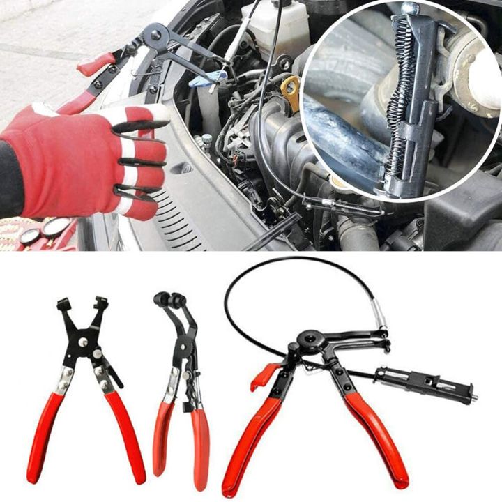 [AUTOMARTSHOP] Angled Hose Clamp Plier Kit with Swivel Function for ...