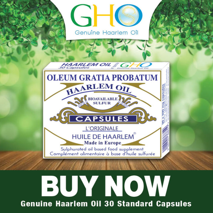 Genuine Haarlem Oil 30 Capsules - Made from France by French Laboratory ...