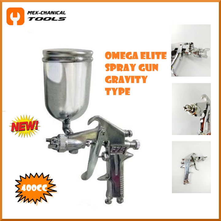 Omega Elite Spray Gun Gravity Type 400cc (F-75G) | Lazada PH