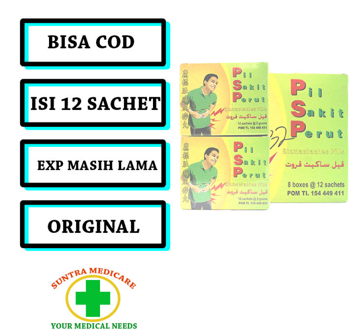 Pil Sakit Perut PSP Lang Obat Sakit Perut isi 12 Sachet | Lazada Indonesia