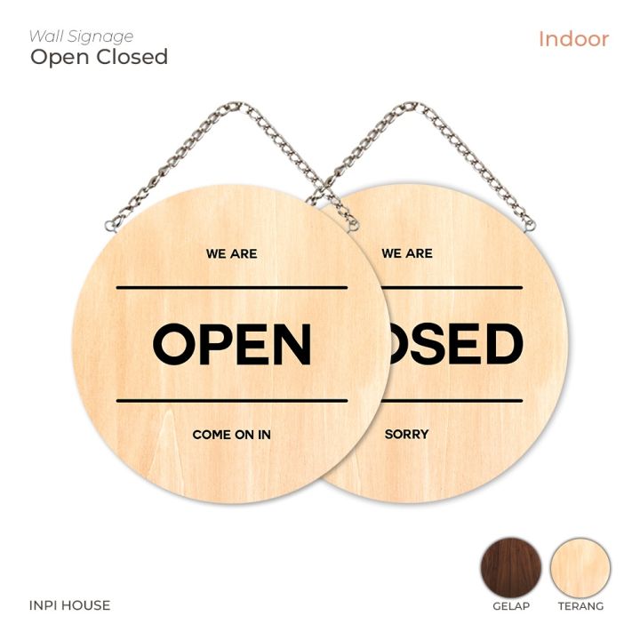 Open close Sign - open closed signage | Lazada PH
