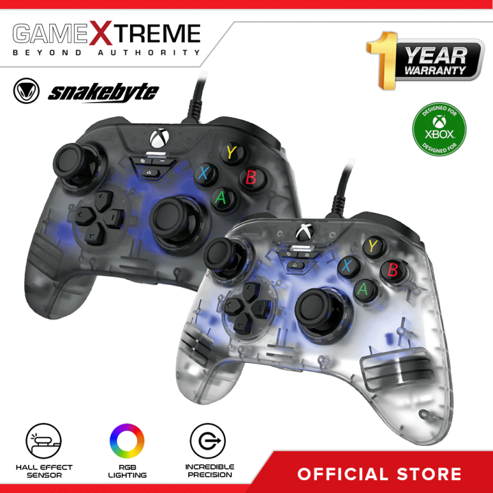 Snakebyte GamePad RGB X Precision Wired Controller for Xbox/ Xbox S|X ...