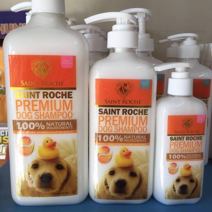 St. Roche Premium Dog Shampoo 100% Natural Shampoo 250ml & 628ml ...