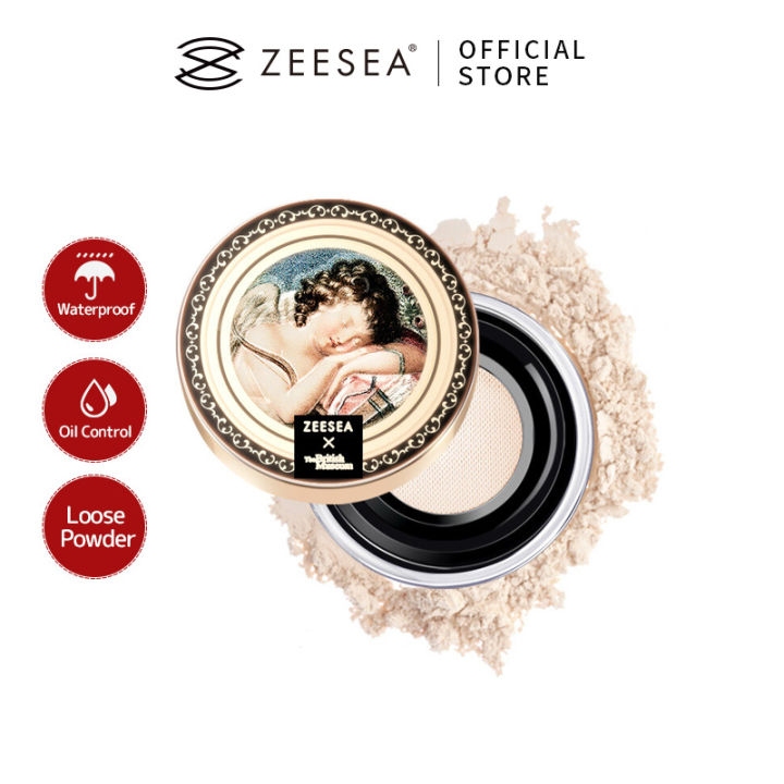ZEESEA Cupid Loose Powder Makeup Powder Air Wing Fixed Lasting Oil Control Concealer | Lazada PH