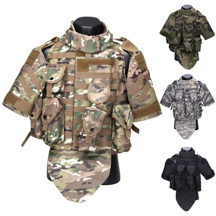 OTV Tactical Vest Combat Body Armor Pouch Pad Hunting Outdoors USMC ...