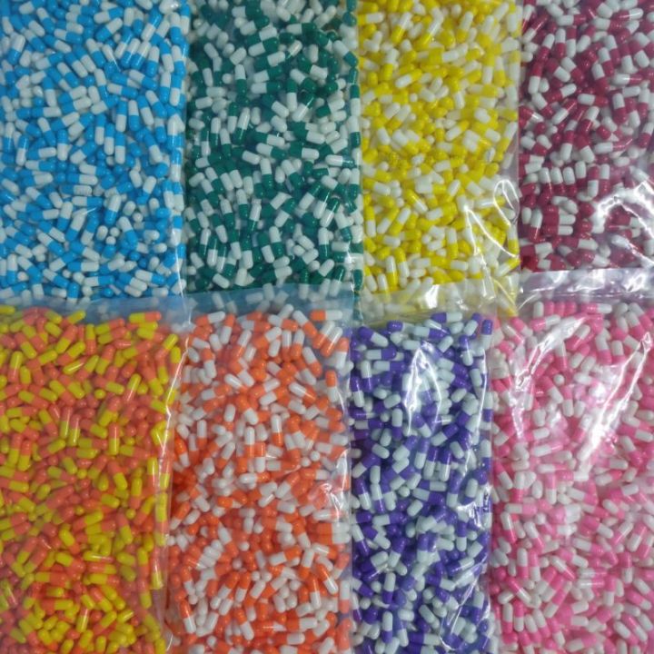 CANGKANG KAPSUL KOSONG UKURAN 00 ,0 ,1 ,2, 3 UKURAN BESAR ISI 1000 ...