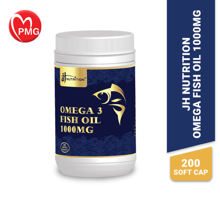 [JH NUTRITION] Omega 3 Fish Oil 1000mg 200's (EPA, DHA, Vitamin E ...